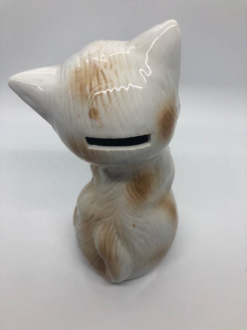 Vintage Cat Coin Piggy Bank - Etsy