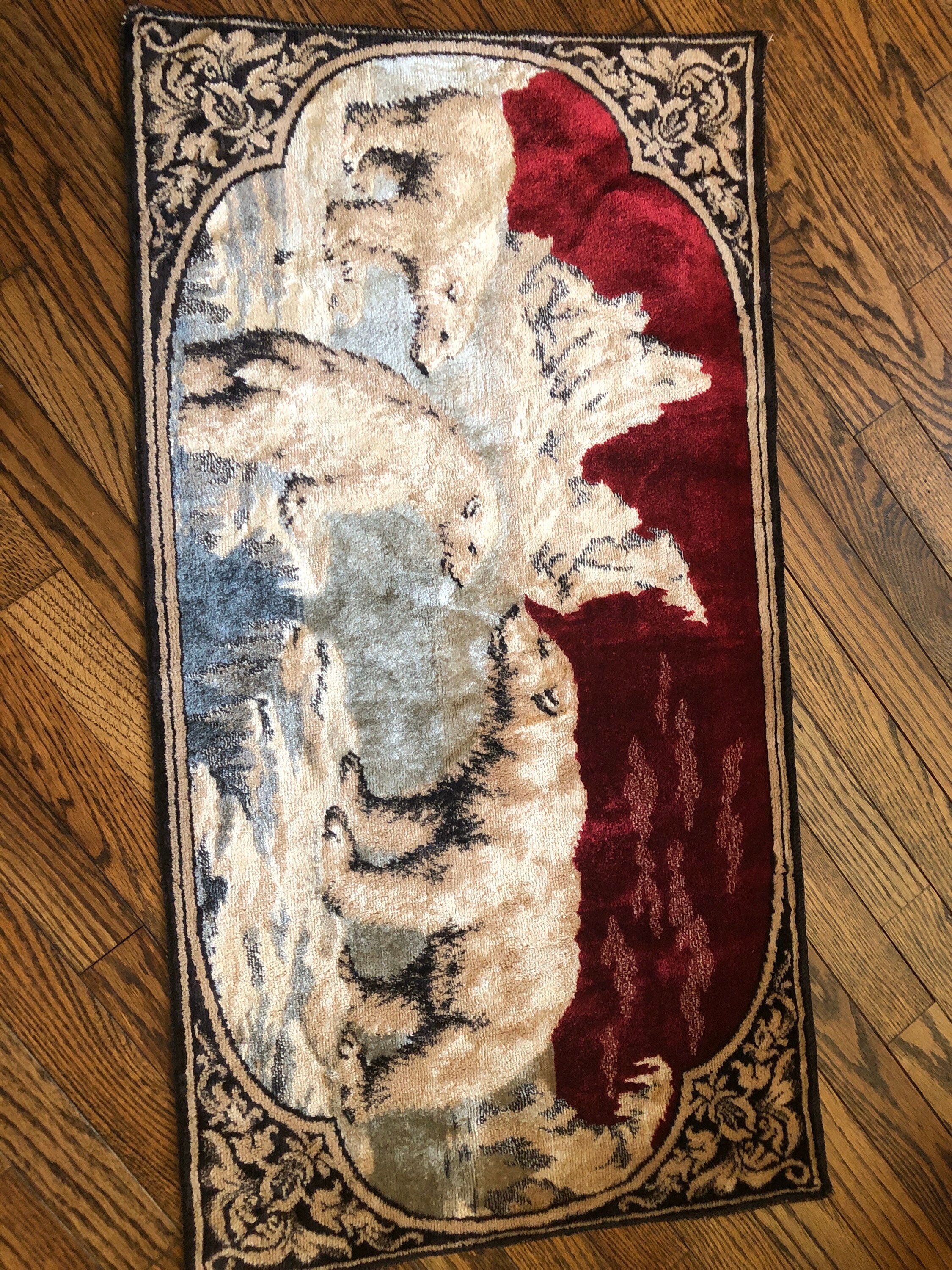 Vintage Polar Bear Wall Tapestry - Etsy