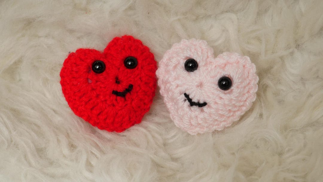 Handmade Crochet Love Heart – Pocket Hug, Cute Plush Gift - Etsy