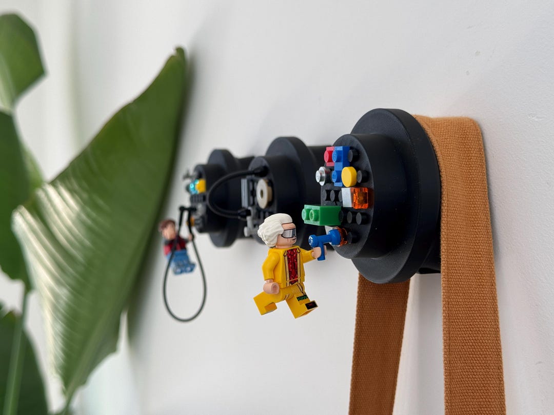 Custom Brick-compatible Wall Hook – Fun 3d-printed Wall Mount for Bags ...