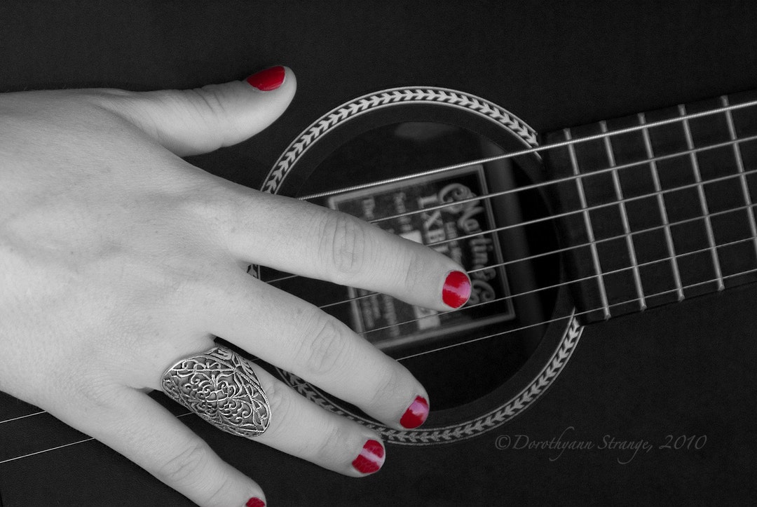 Red Nails, Music, Art Photography, Martin Guitar, Strumming Hand ...