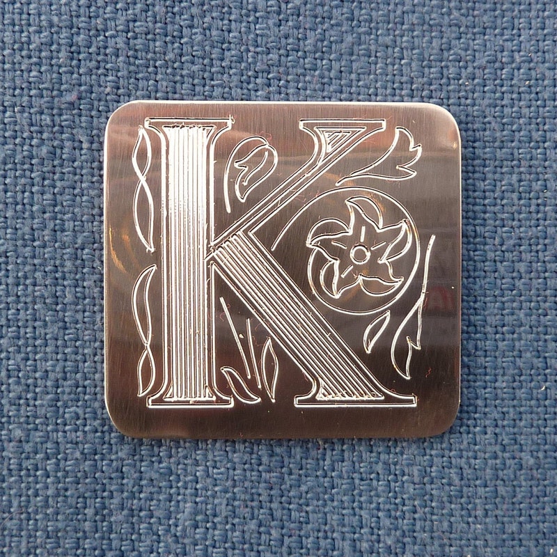 Monogrammed Pin - Etsy