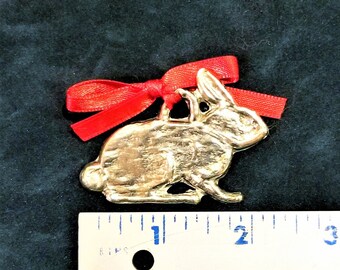 Pewter Rabbit Bunny - Etsy