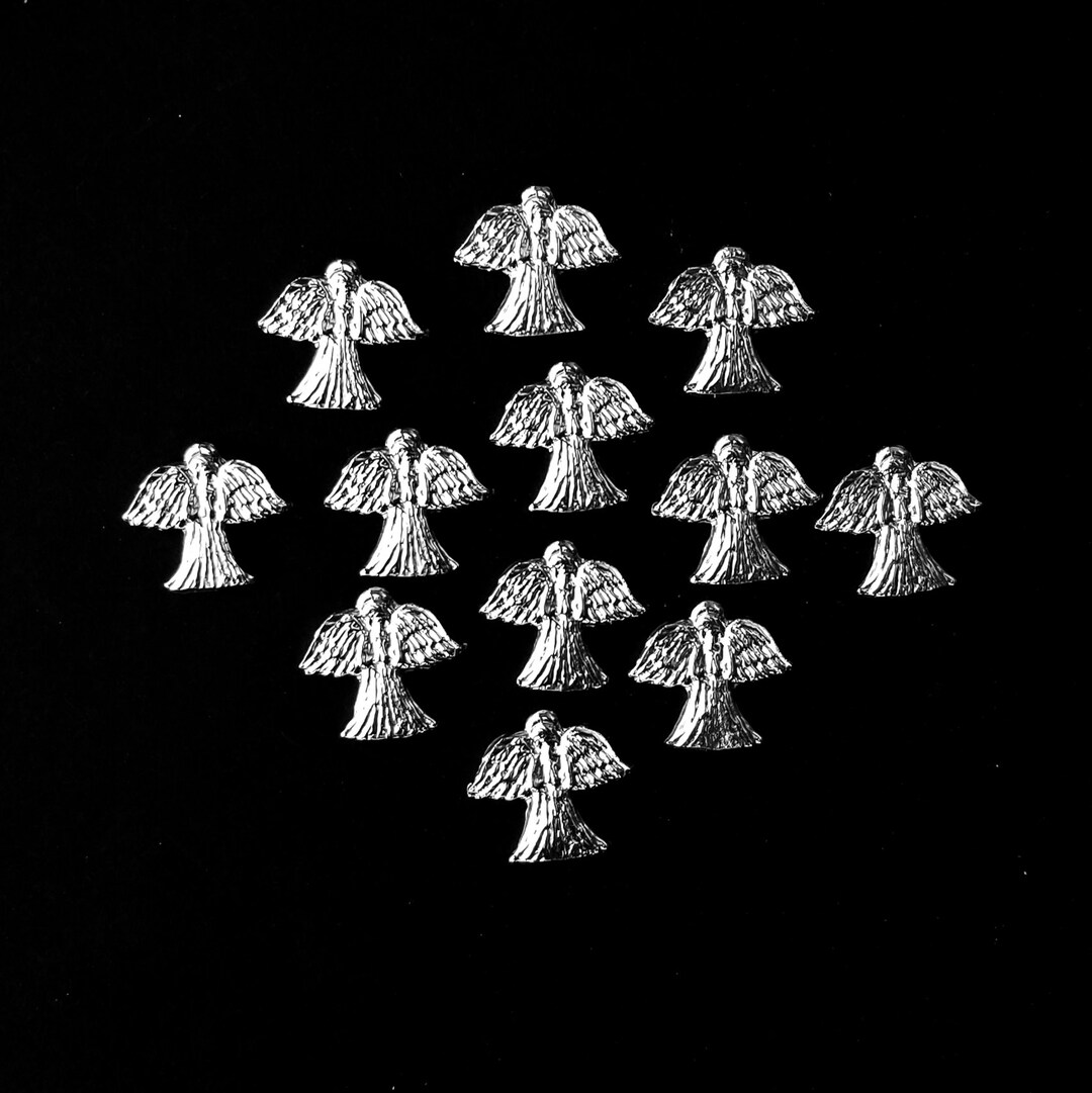 Pocket Angel Pewter, Set of 12 - Etsy