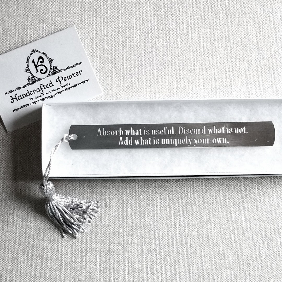 Absorb What is Useful. Discard What is Not. Add What is Uniquely Your ...