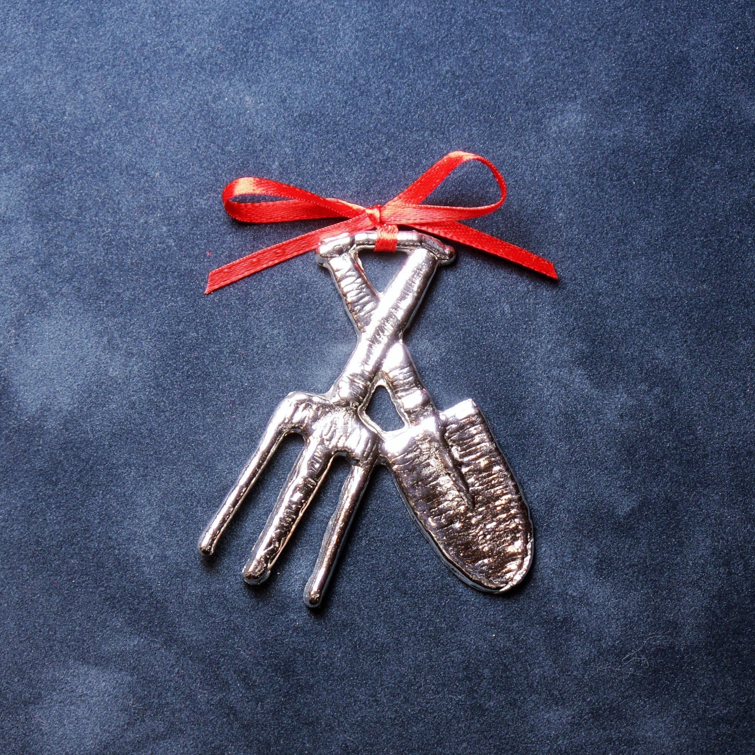 Pewter Garden Tools Ornament - Etsy