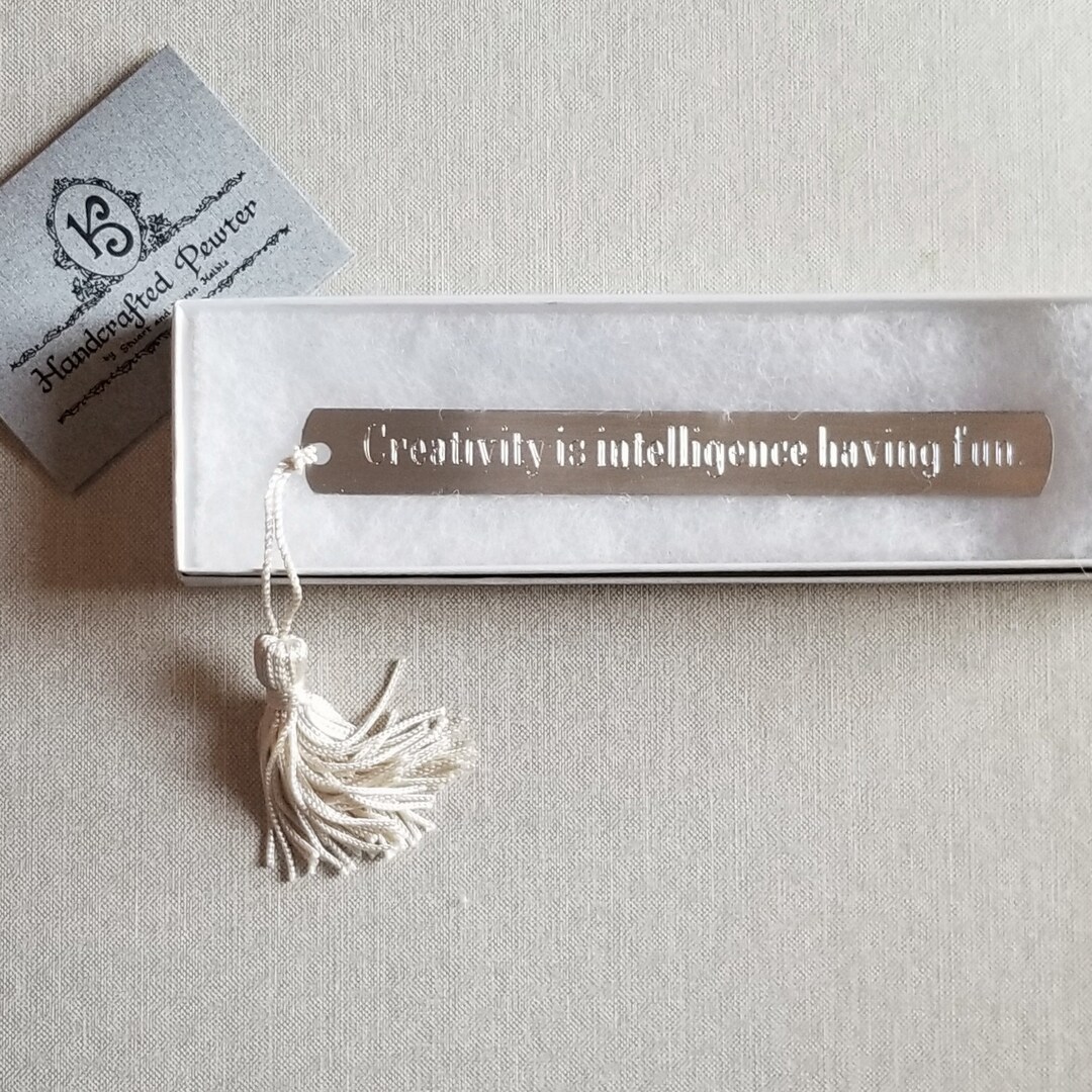 Creativity is Intelligence Having Fun. - Albert Einstein, Pewter ...