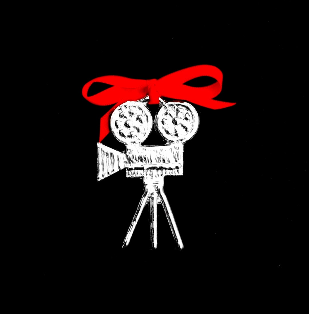 Vintage Movie Camera Pewter Ornament - Etsy