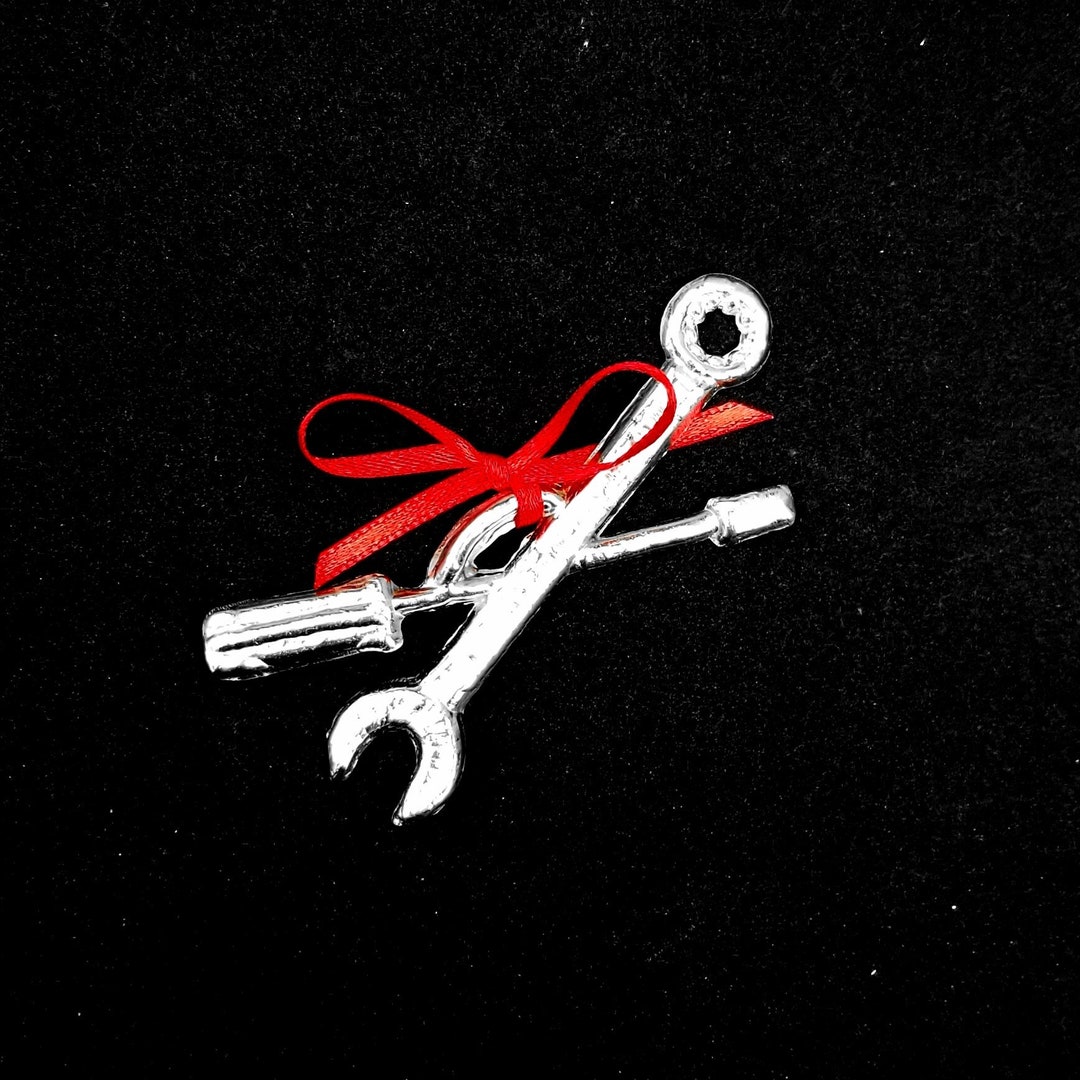 Pewter Mechanic's Tools Ornament/ Wrench & Screwdriver - Etsy