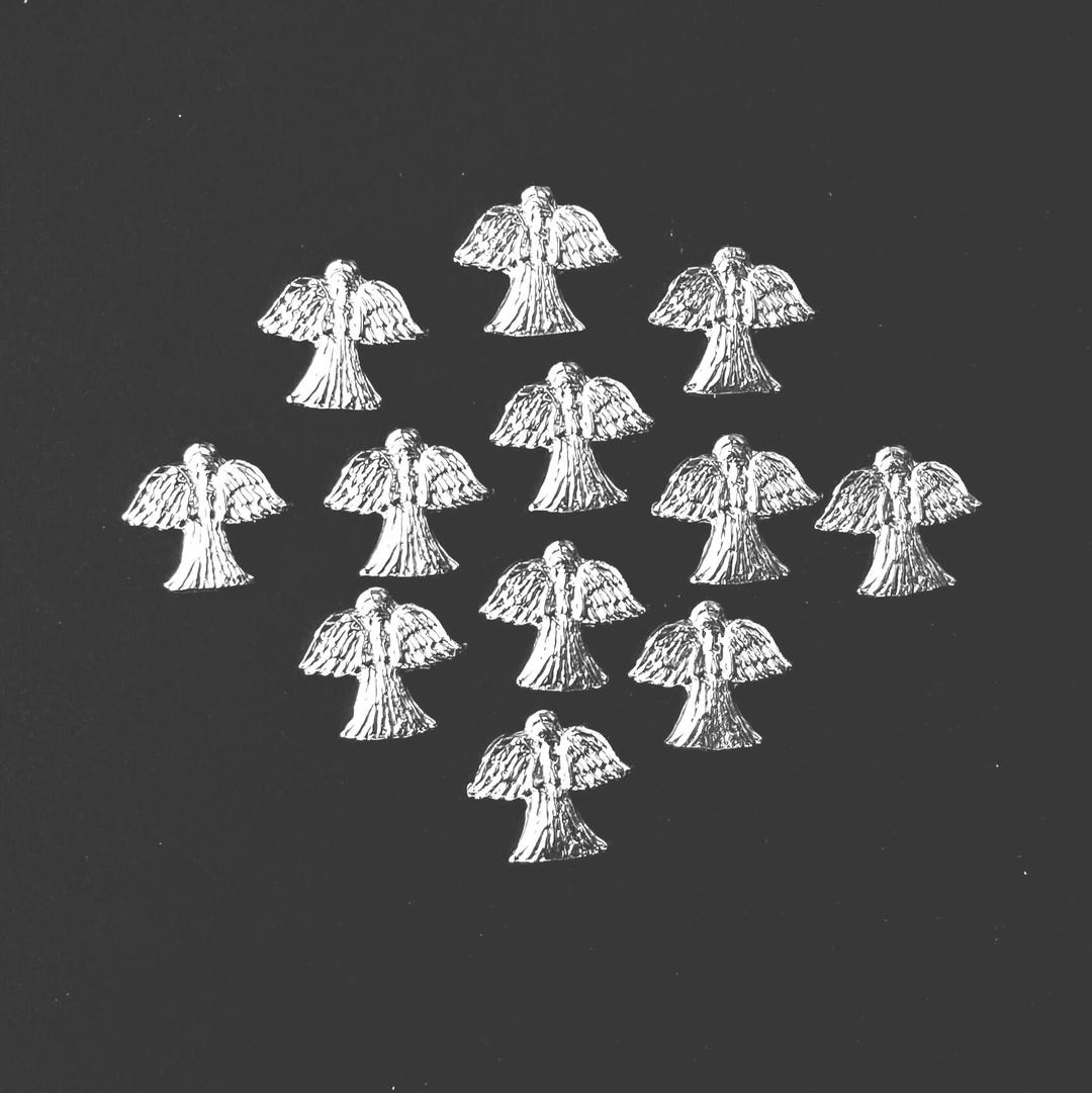 Pocket Angel Pewter, Set of 12 - Etsy
