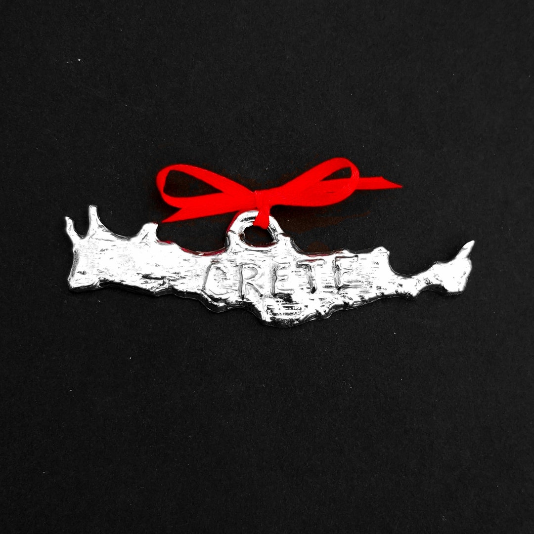 Pewter Crete Ornament, Made in America - Etsy