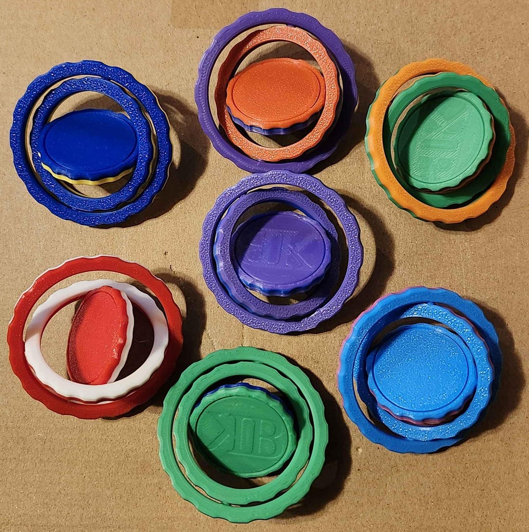 3D Printed Fidget Coin (fidget Poker Chip) - Etsy