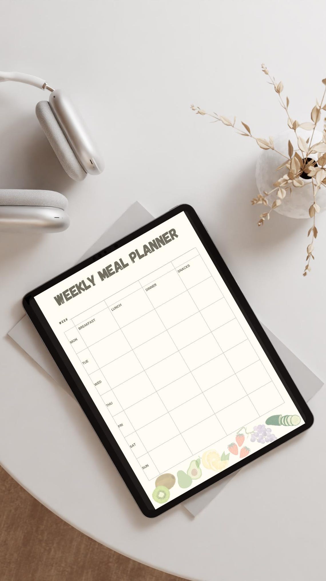 Weekly Meal Planner, Breakfast Planner, Lunch Planner, Diner Planner ...