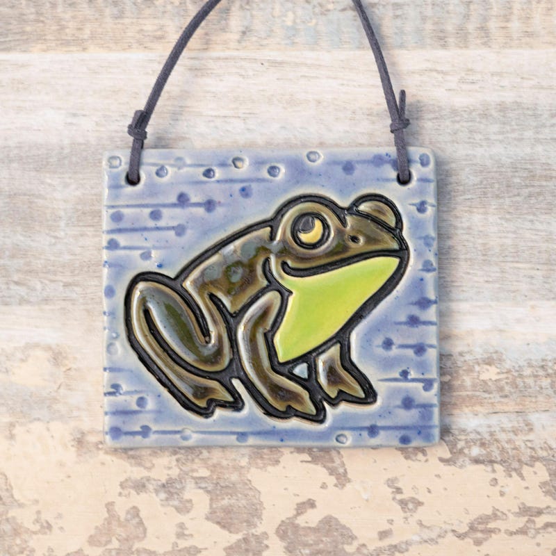 Frog Ceramic Tile - Etsy
