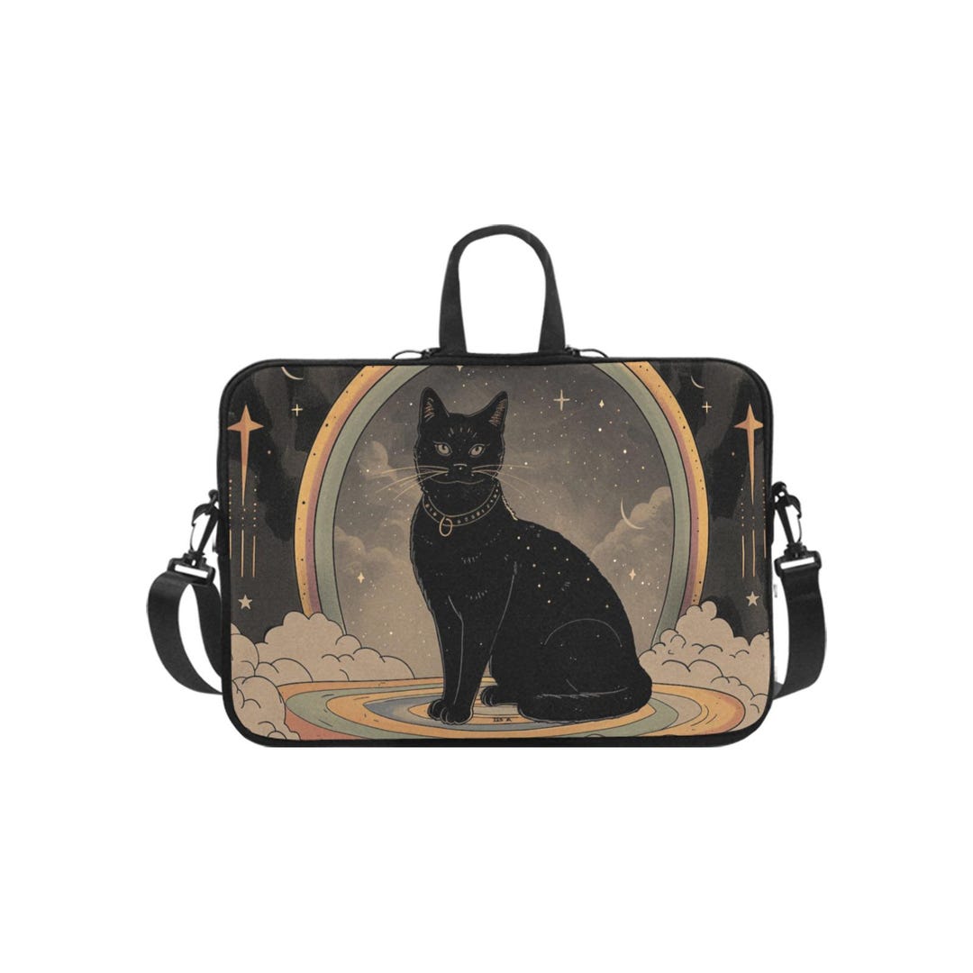 Black Cat 17 Inch Laptop Bag (computer Case MacBook Case Laptop Sleeve ...