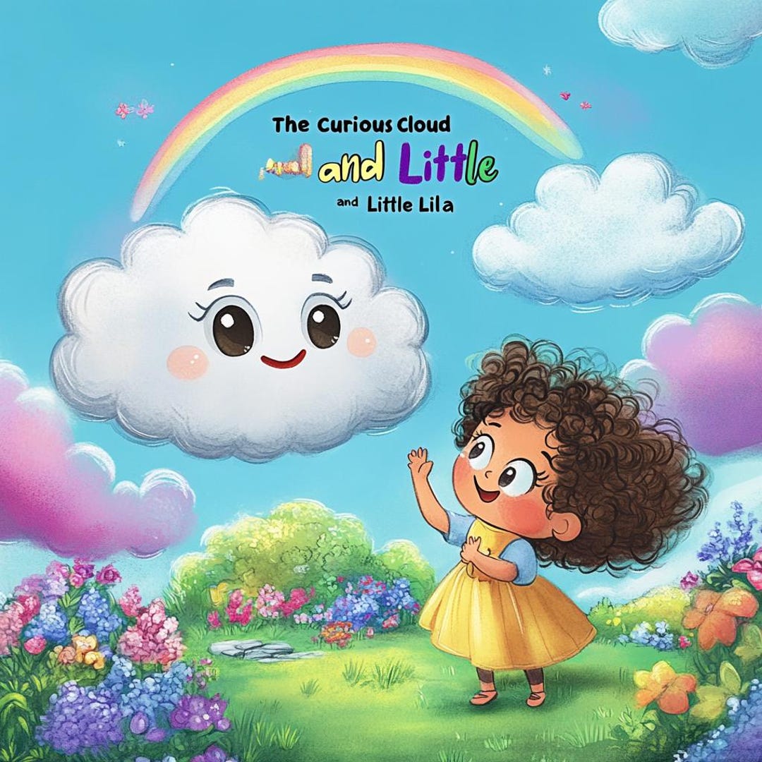 The Curious Cloud and Little Lila – Personalized Children's Storybook, Baby Gift, Nursery Decor ...