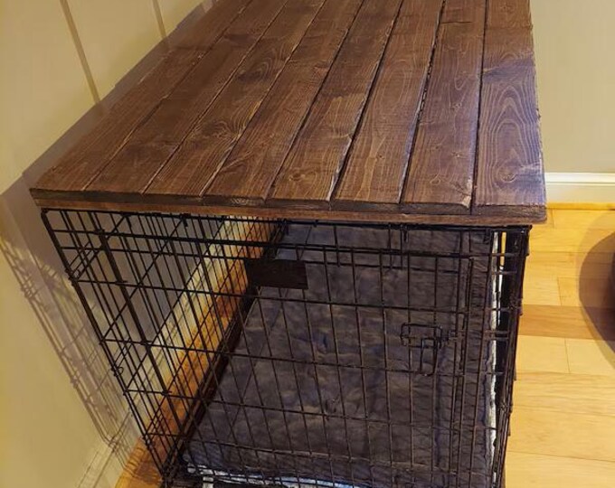 Stylish Dog Crate Top | Versatile Kennel Table Furniture | Crate End ...