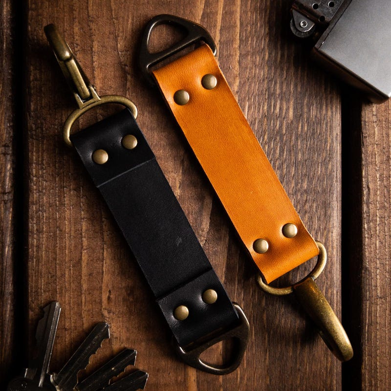 Leather Key Strap - Etsy