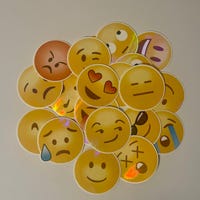 Cute Faces Decals/ Kawaii Stickers/ Kawaii Faces Decals/ Cute Faces ...