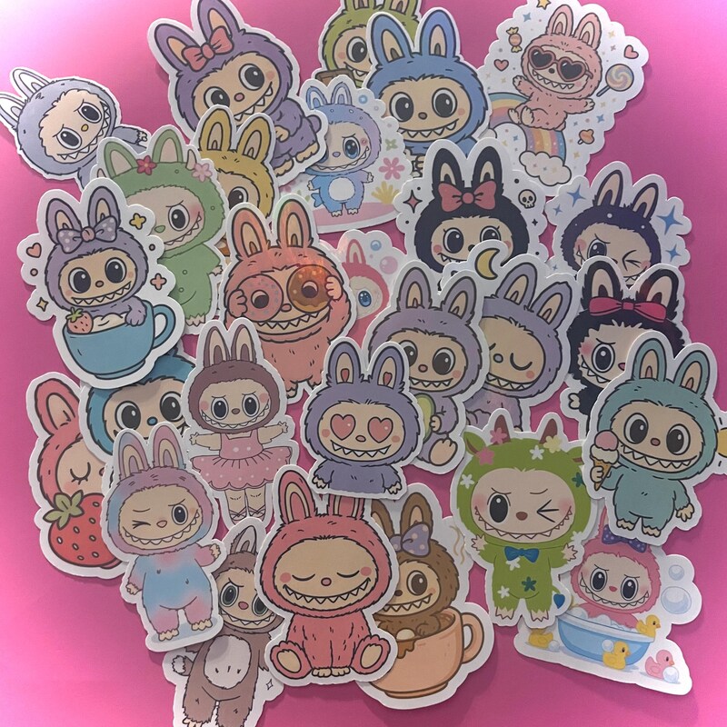 Labubu Stickers - Etsy
