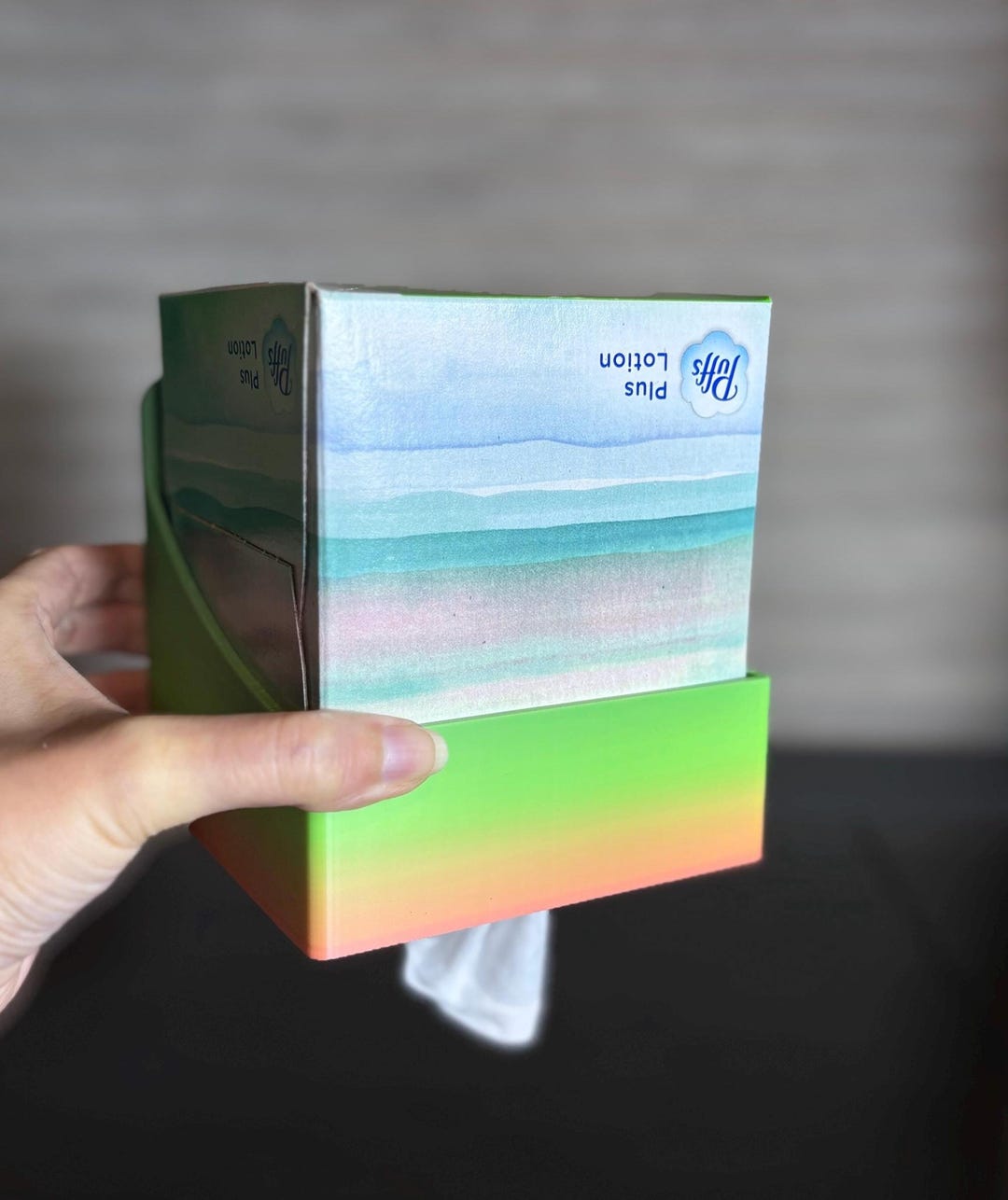 Wall-mounted Tissue Box Holder | Space-saving Design | 3D Printed - Etsy