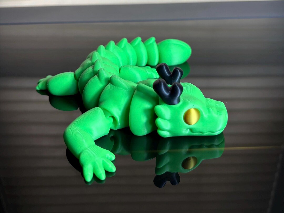 Articulated ZOU Baby Dragon | Wiggly, Cute & Fun - Etsy