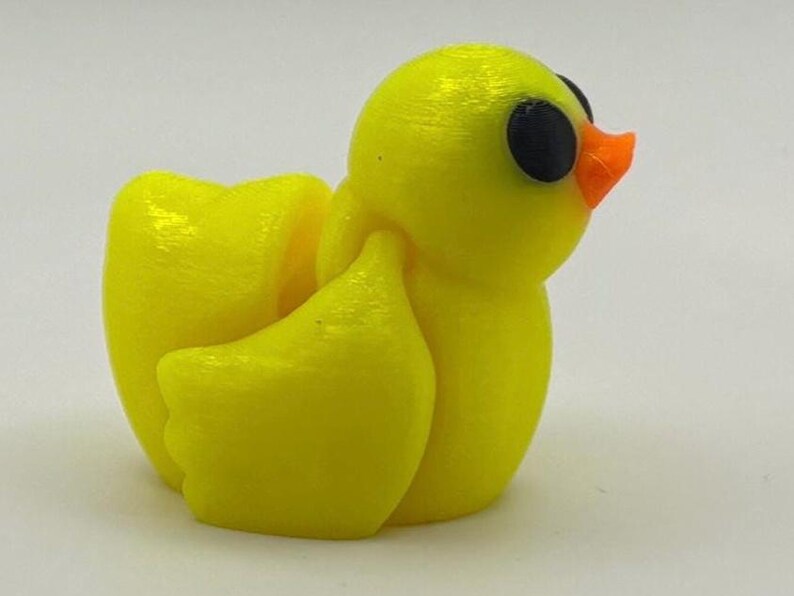 Articulated Baby Duck Fidget Toy or Keychain – 3D Printed by ZOU3D - Etsy