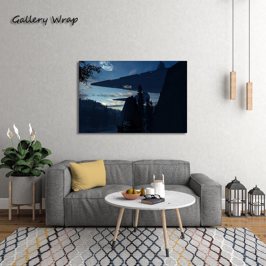 Endor Star Wars Art, Star Wars Poster, Wall Art, Return of the Jedi ...