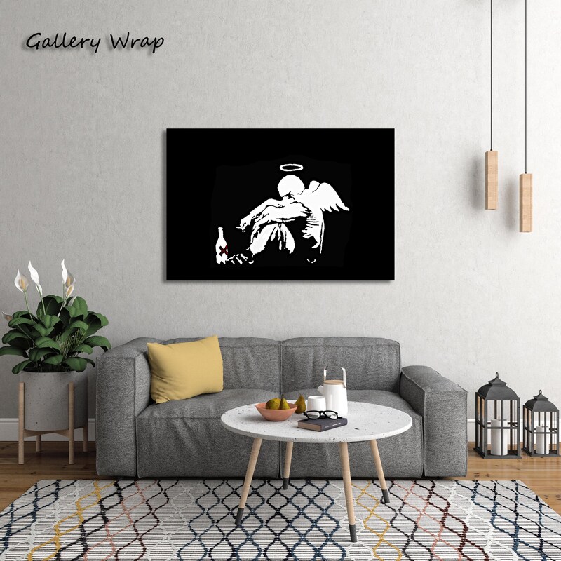 Banksy Fallen Angel - Etsy