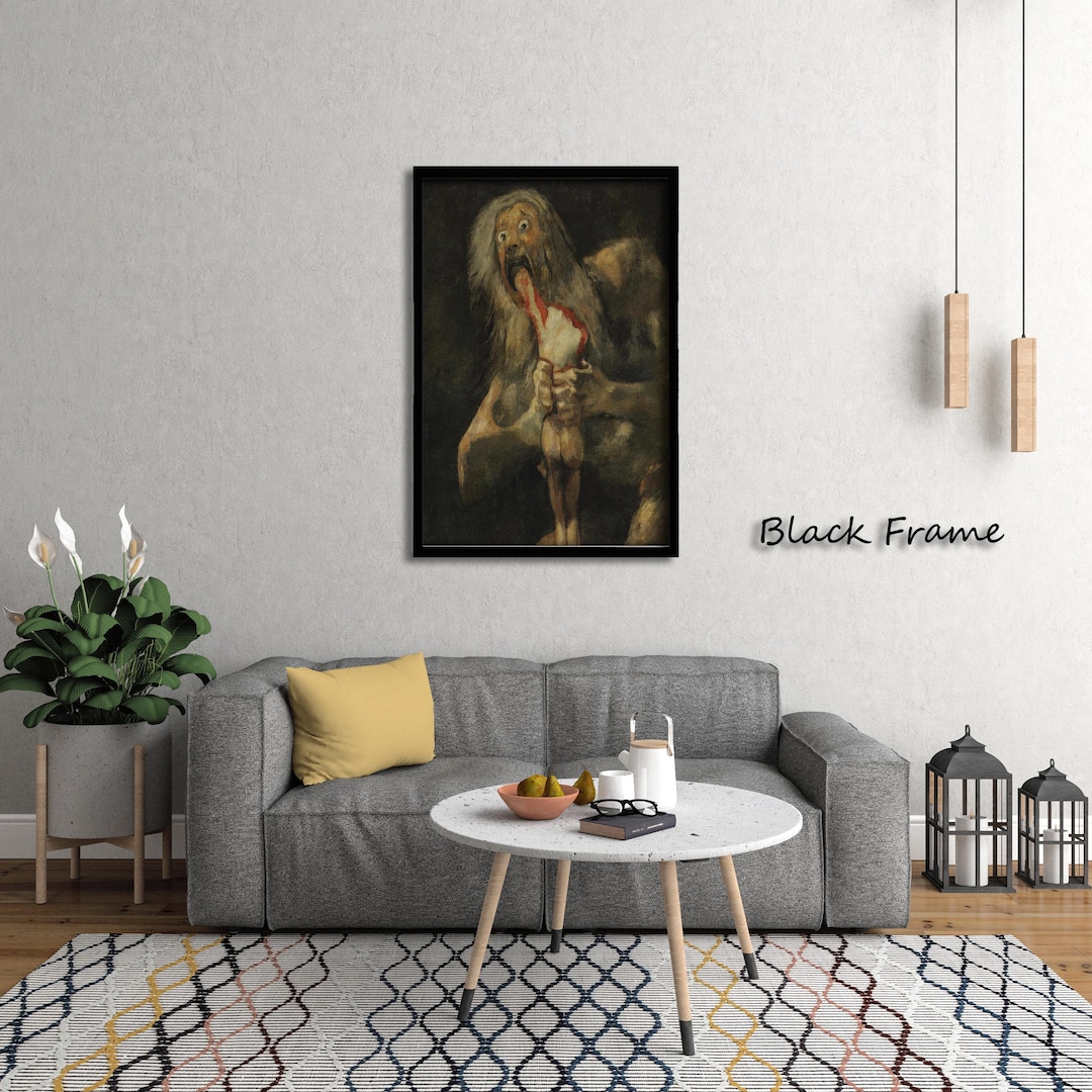 Francisco Goya - Saturn Devouring His Son (1823) - Classic Painting ...