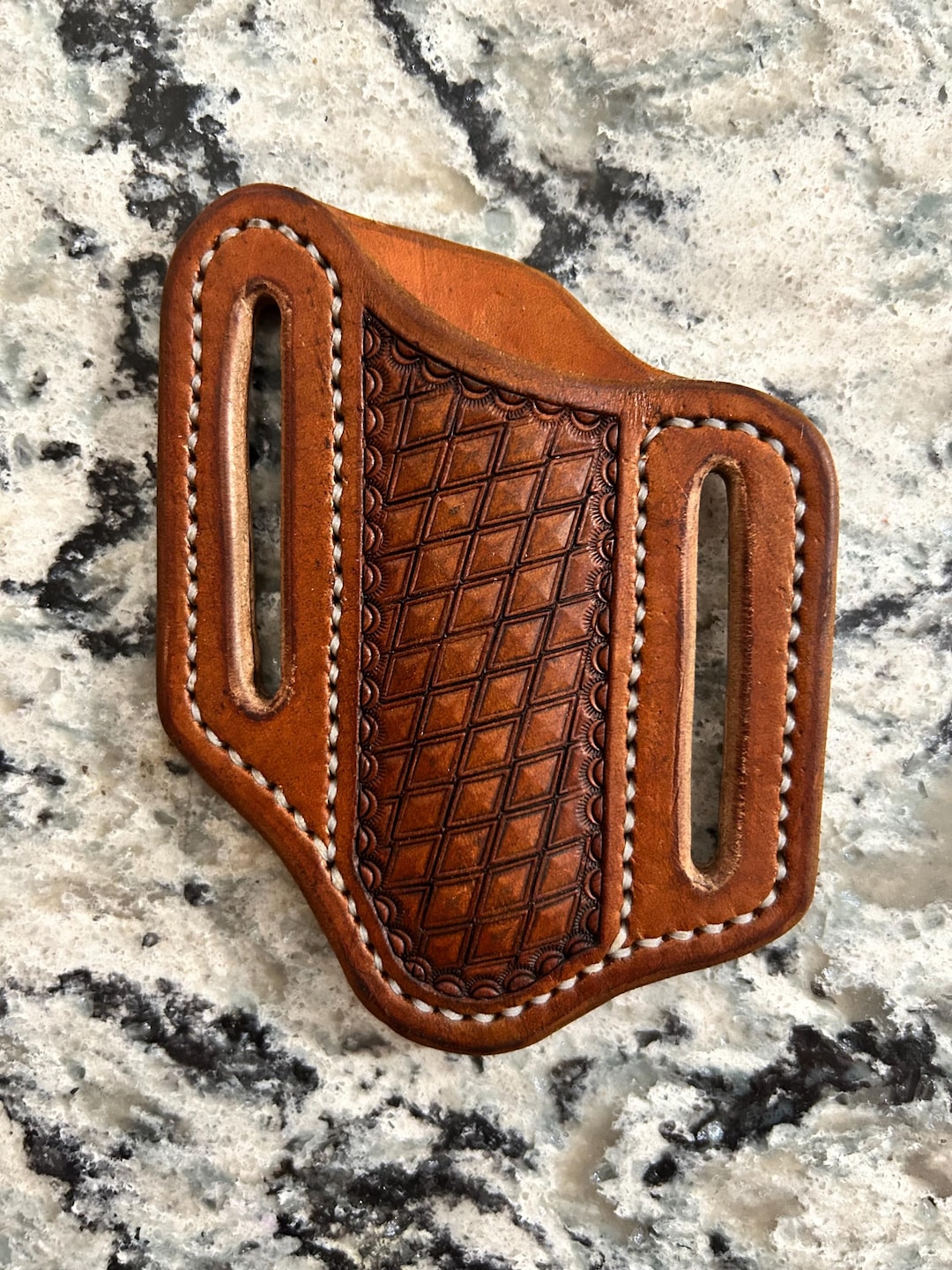 Custom, Hand-tooled Leather Knife Sheath (left Handed) - Fits Case ...