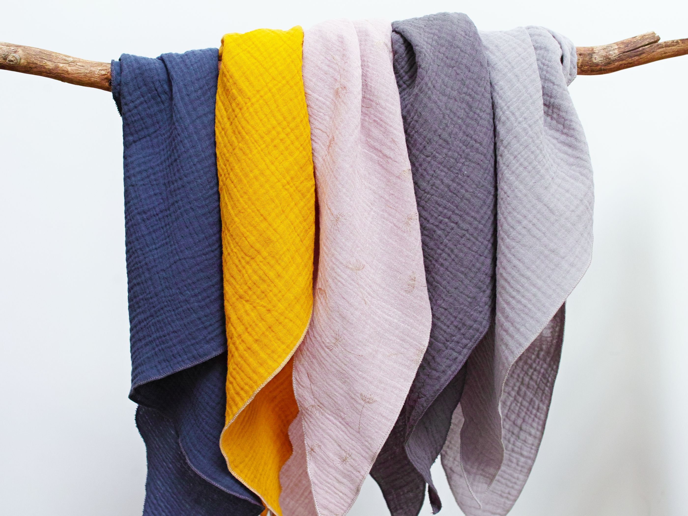 Cotton muslin neck scarf bandana little scarf, cotton bandana triangle ...