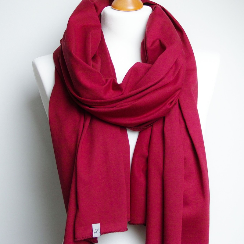 Red Scarfs - Etsy