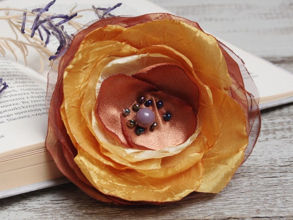 Flower brooch for dress store