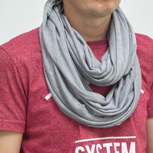 MEN Infinity Scarf Shawl Loop, Men Scarf Infinity Scarf, Men Cotton ...