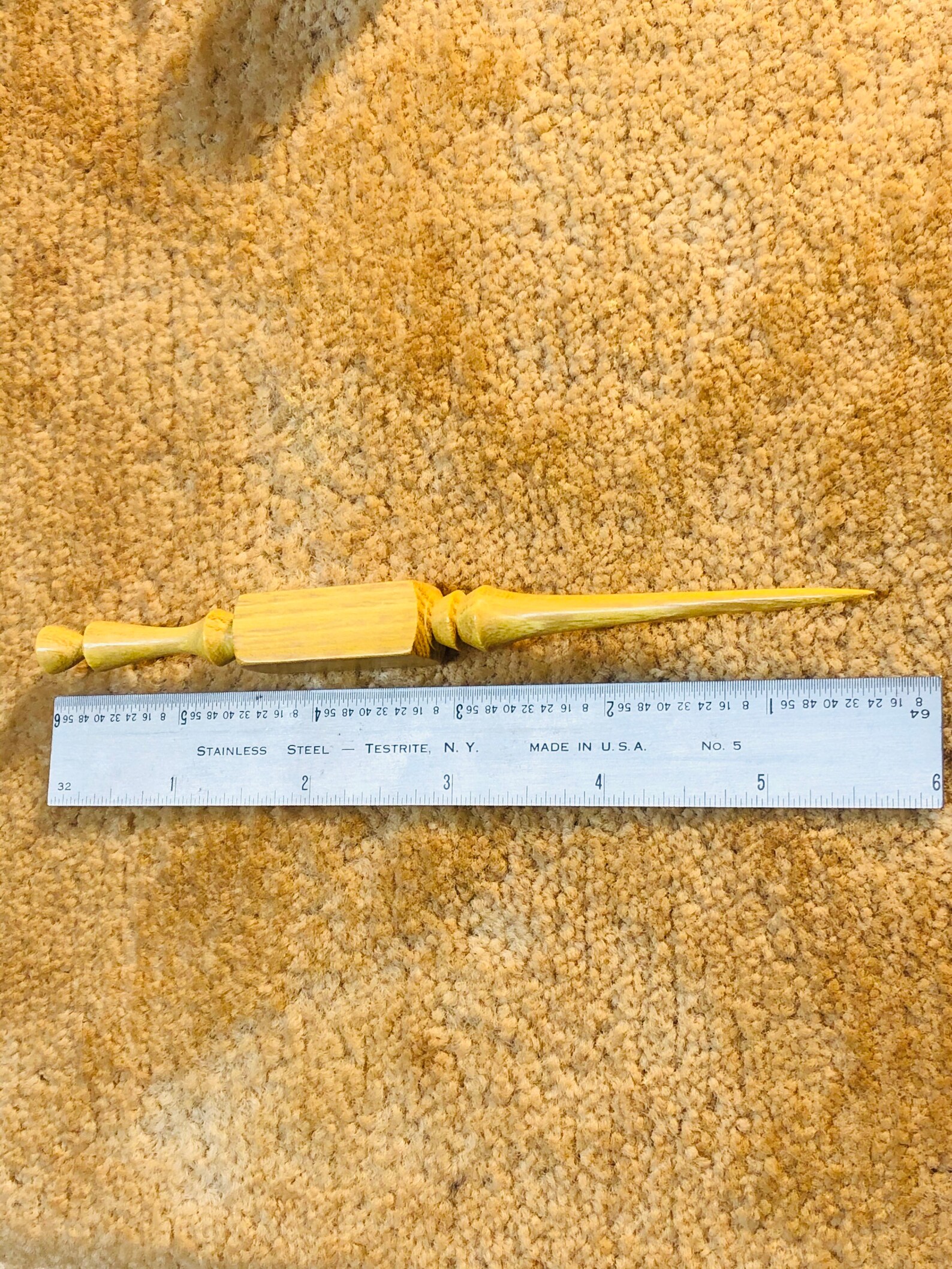 Laying Tool Made of Osage Orange Wood With Abalone Accent. - Etsy