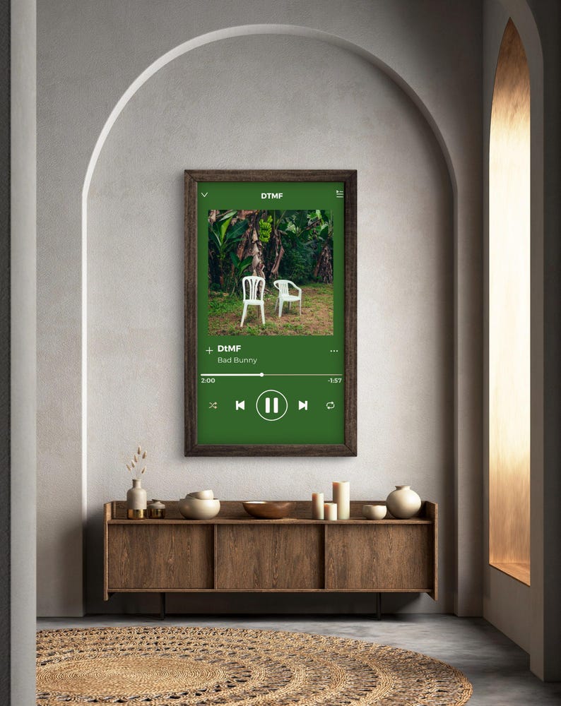 Bad Bunny Debí Tirar Más Fotos Poster - Music Poster - Wall Art ...
