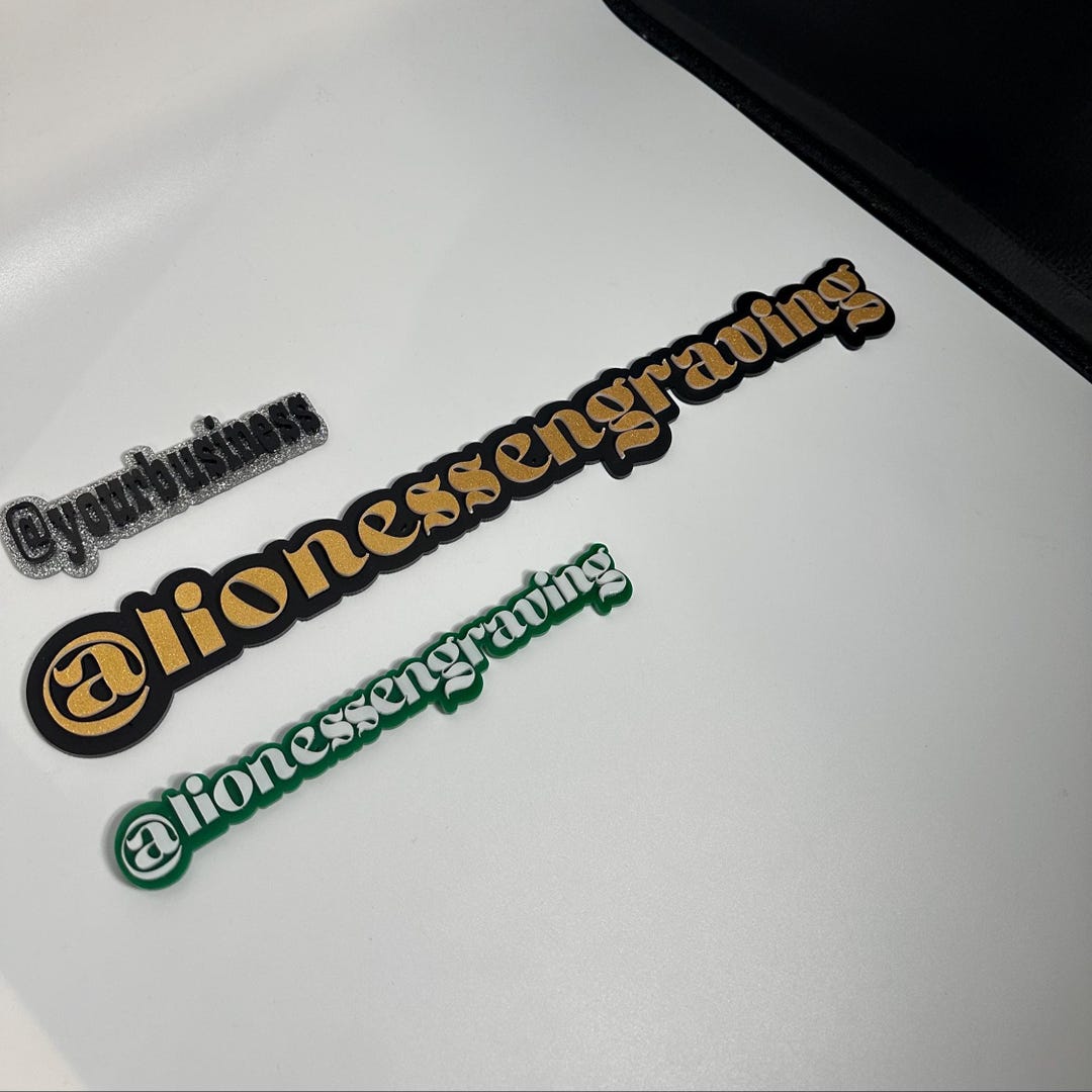 Custom Acrylic Watermark, Gifts for Content Creators, Physical ...