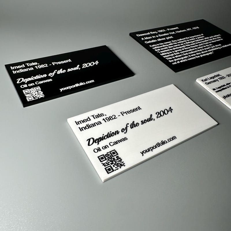 Plaques Custom Artist - Etsy