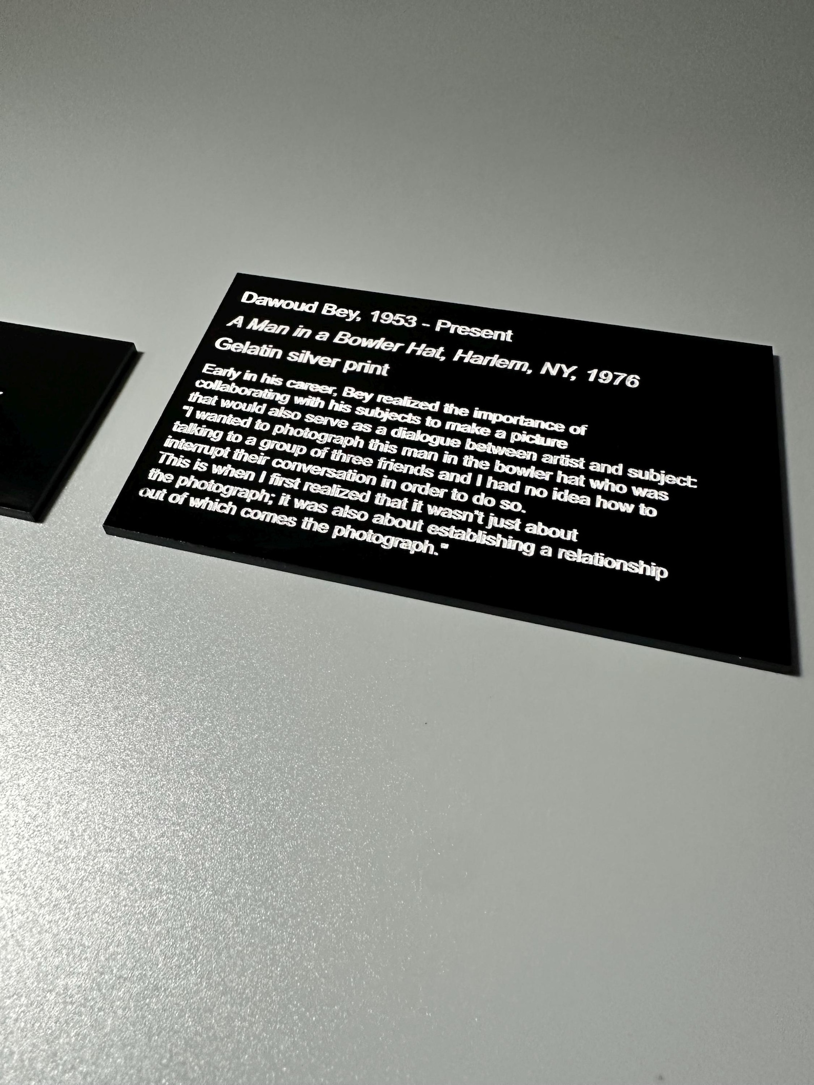 Art Gallery Sign, Art Placard, Museum Card, Acrylic Artwork Label ...