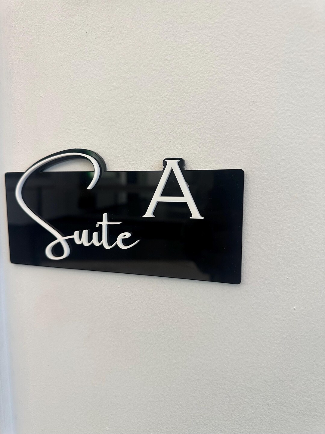 Custom 3D Acrylic Salon Suite Sign: Business Door Decor, Salon Suite ...