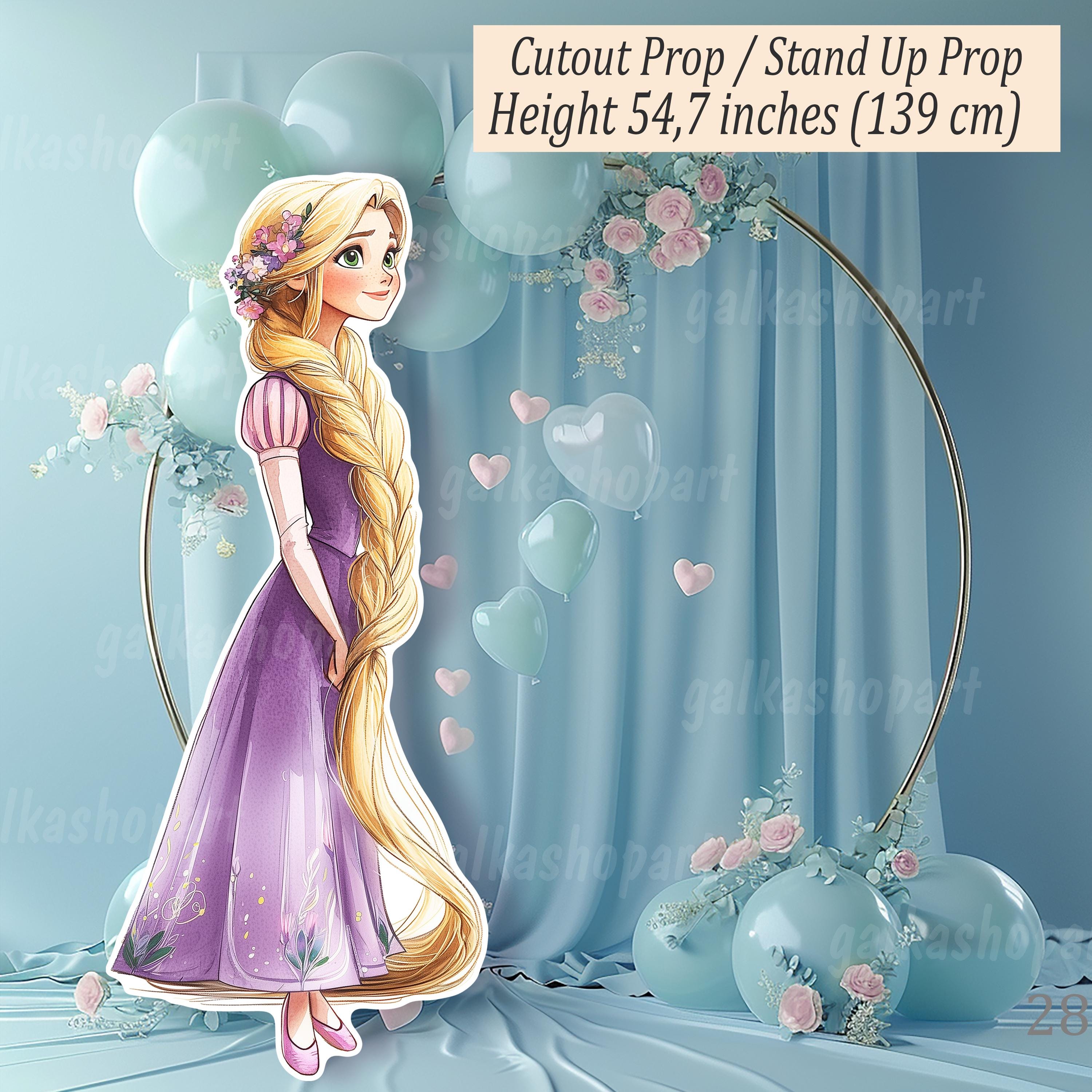 Princess Rapunzel Big Cutout Decor: Stand up Prop for Girl Birthday ...