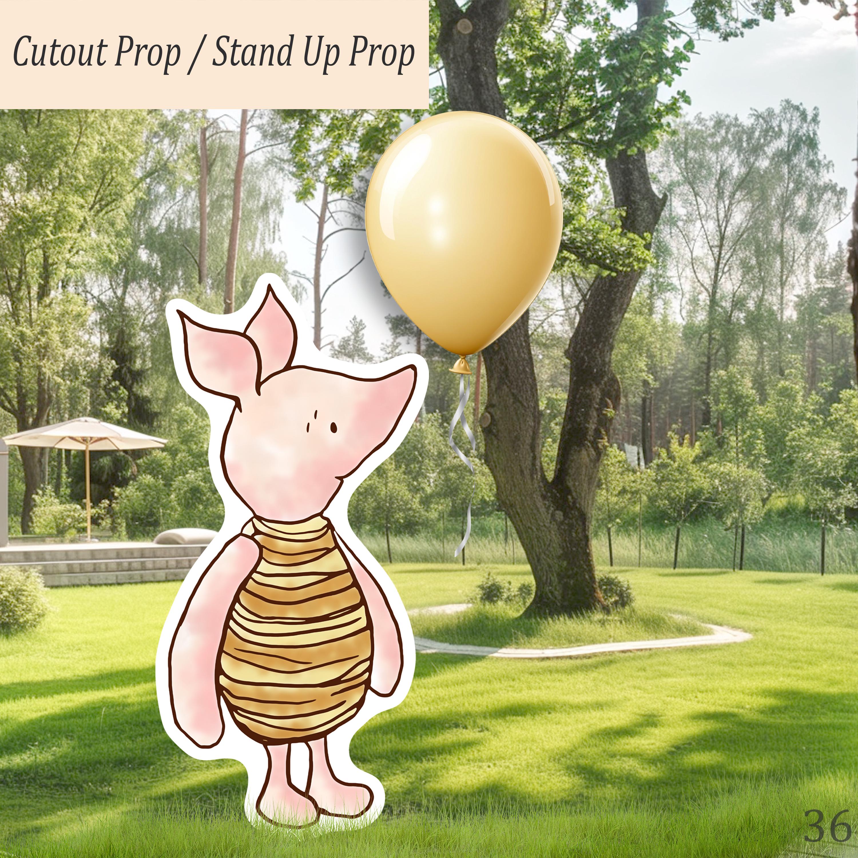 Piglet From Classic Winnie the Pooh Story: Big Downloadable Cutout ...