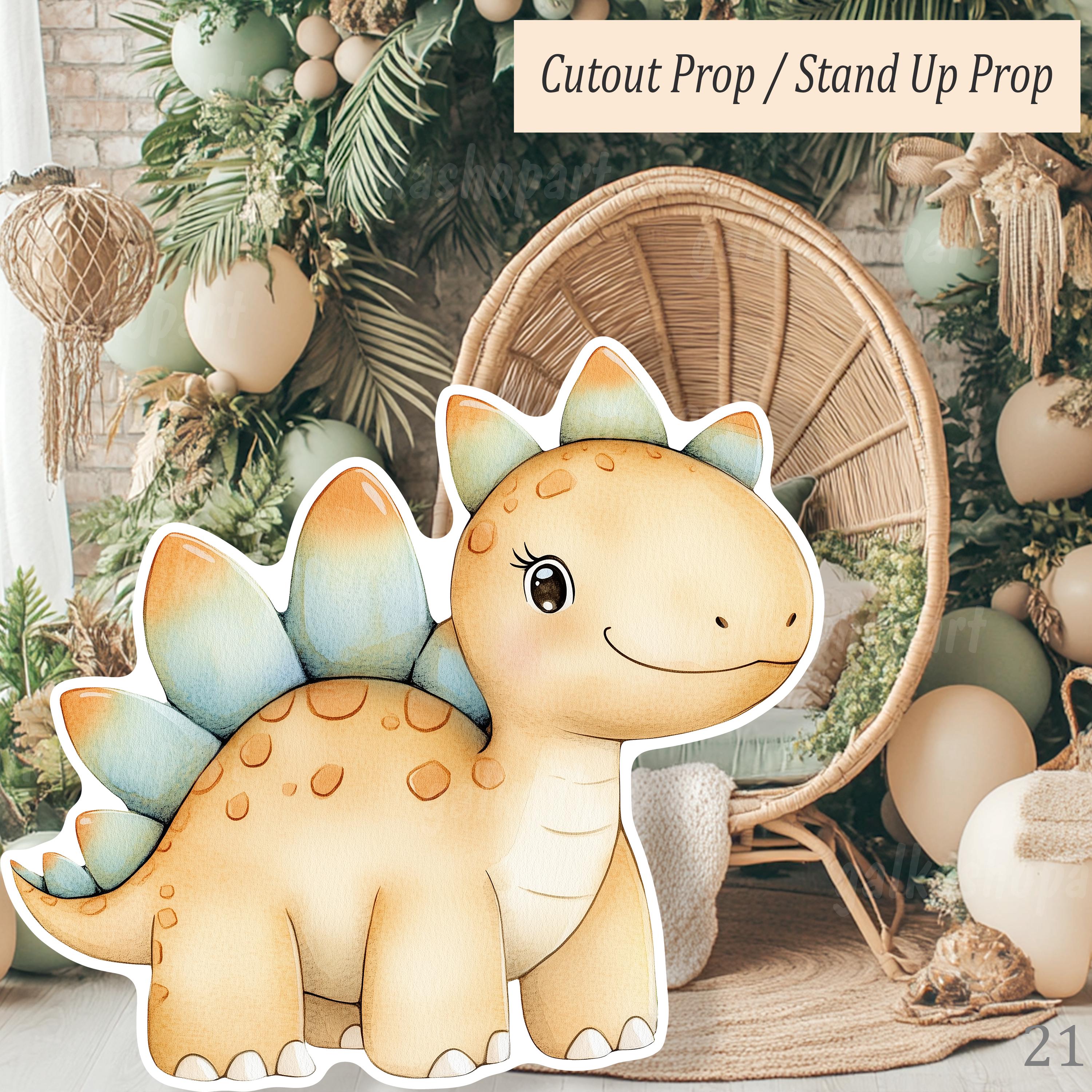 Printable Stegosaurus, Stand up Prop, Big Cute Dinosaur Cutout Decor ...