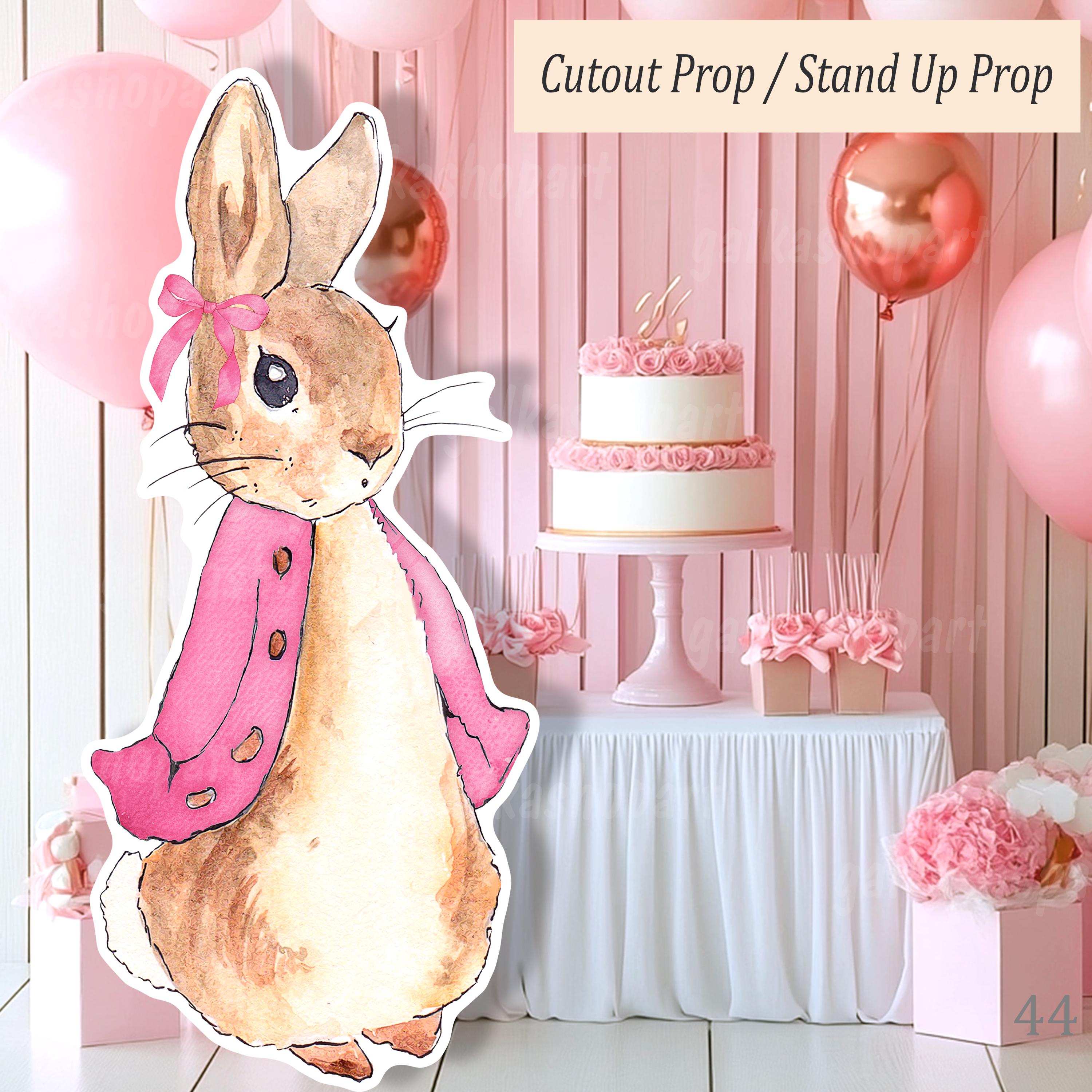Big Flopsy Bunny Cutout, Peter Rabbit Party Standee, Baby Shower ...