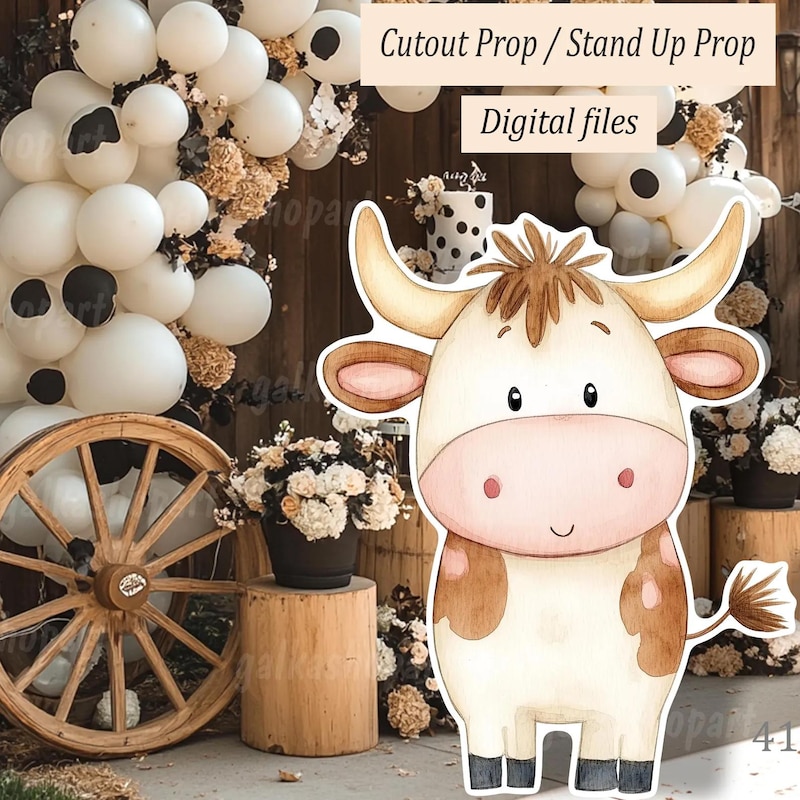 Cardboard Cow - Etsy