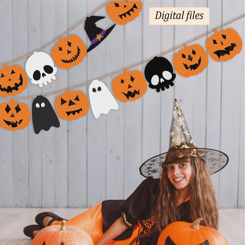 Halloween Pennants - Etsy