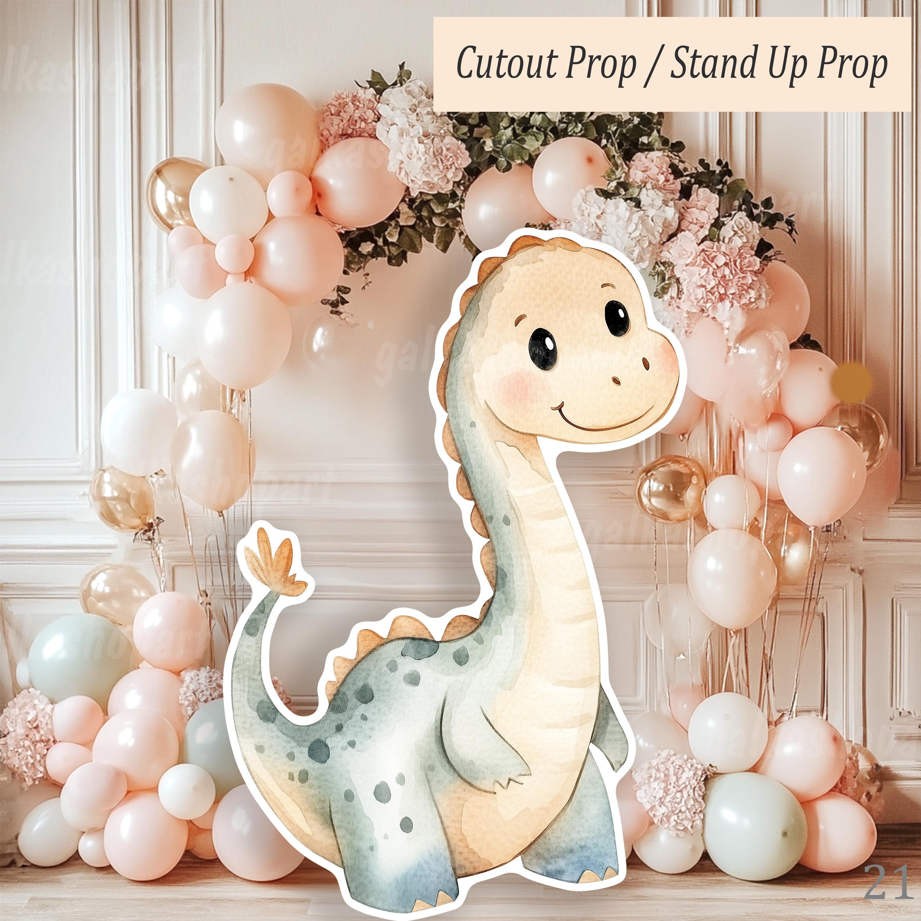 Printable Diplodocus, Stand up Prop, Big Cute Dinosaur Cutout Decor for ...