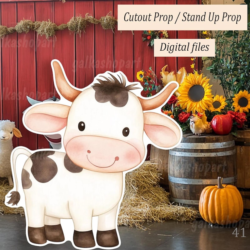 Baby Farm Animal Standee - Etsy