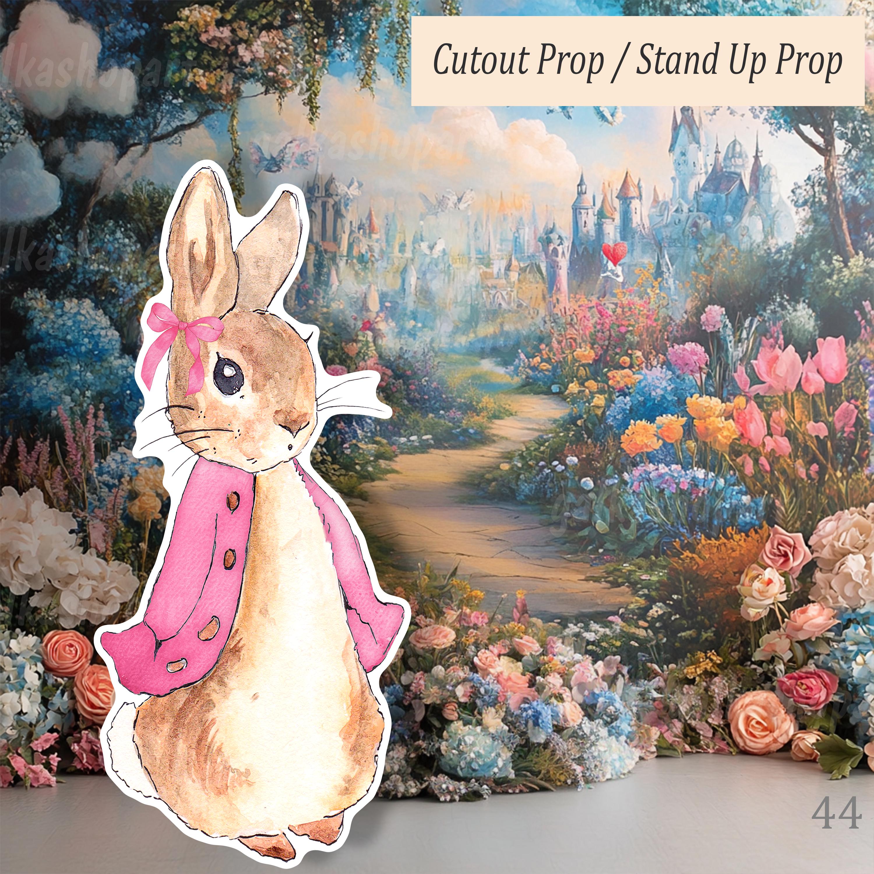 Big Flopsy Bunny Cutout, Peter Rabbit Party Standee, Baby Shower ...